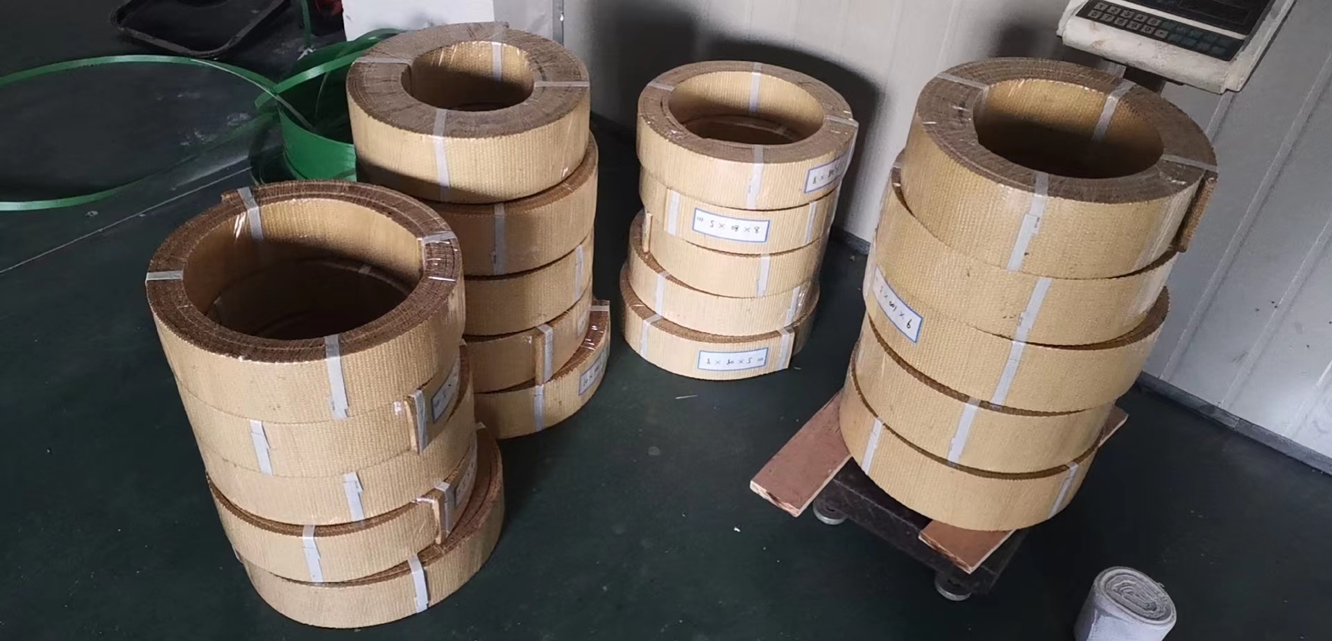 Melamine Resin Non Asbestos Woven Brake Band For Ship Anchor Brake Lining