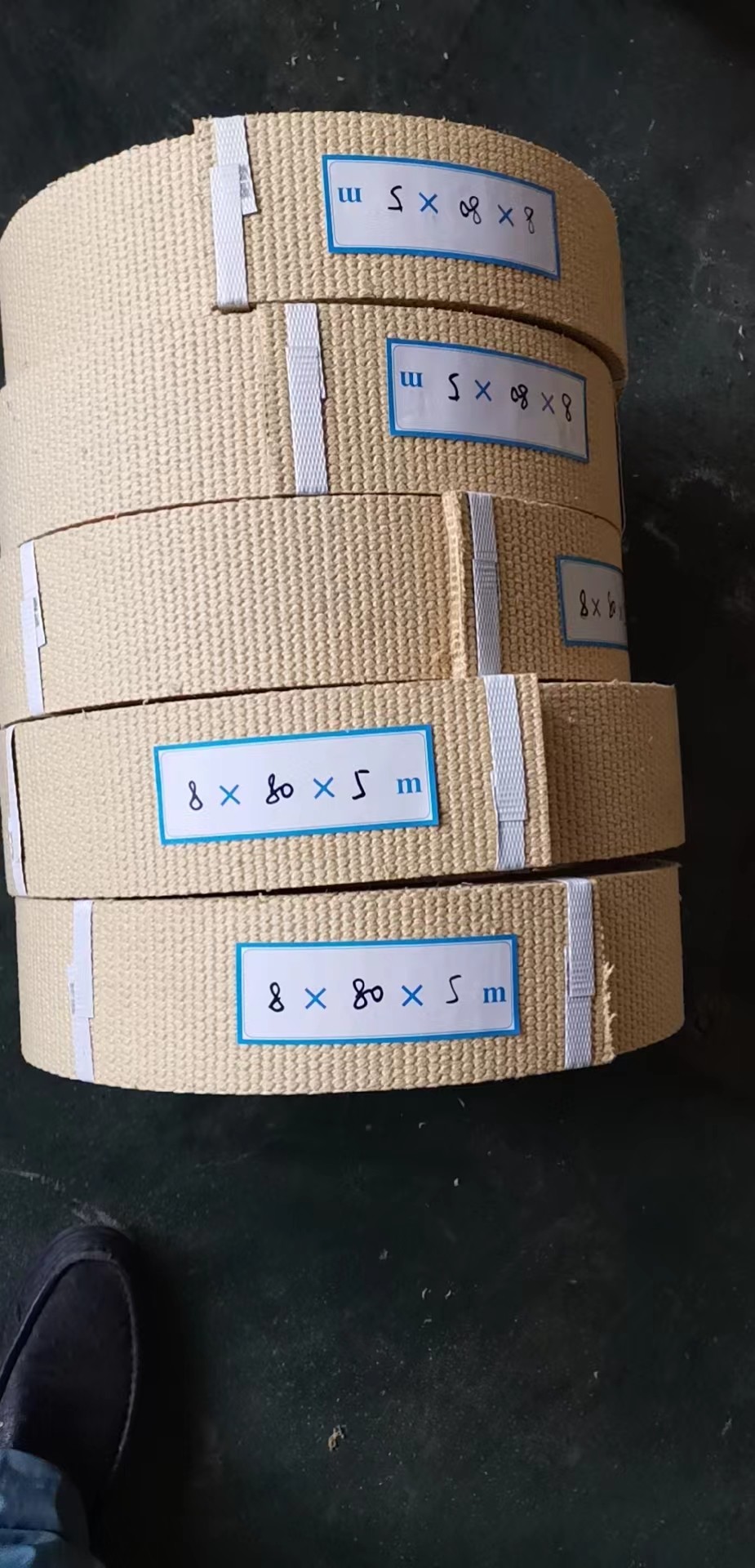 Non Asbestos Woven Brake Lining For Ship Windlass Mooring Drilling ...